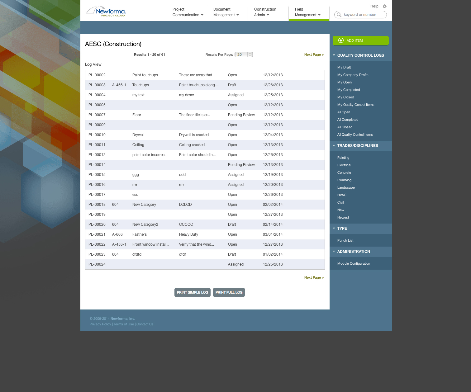 Newforma extends mobile and cloud functionality - Extranet Evolution